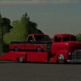 FS19 48 Chevy ramp truck and 71 Chevy C10 v1.0 - FS 19 Packs Mod Download