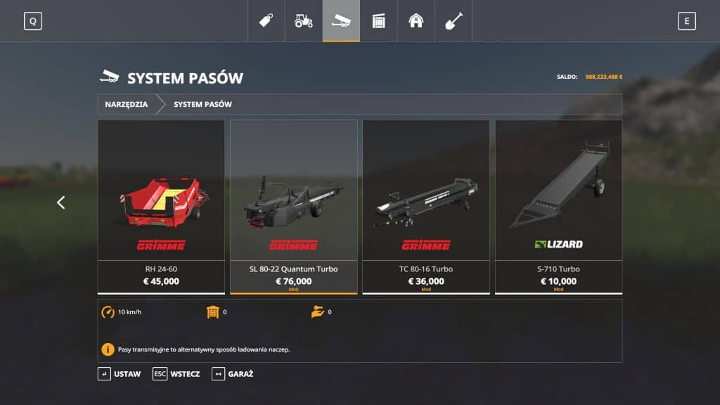 FS19 Bona Turbo conveyor belts v1.0.0 (2) - Farming simulator 19 / 17 ...