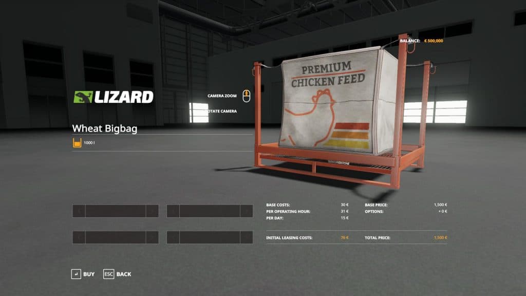 FS19 Chicken food 40000 lbs pags v1.0.0.4 - FS 19 Other Mod Download
