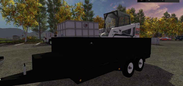 FS19 Enclosed Trailer 30FT V1.0 - FS 19 Trailers Mod Download