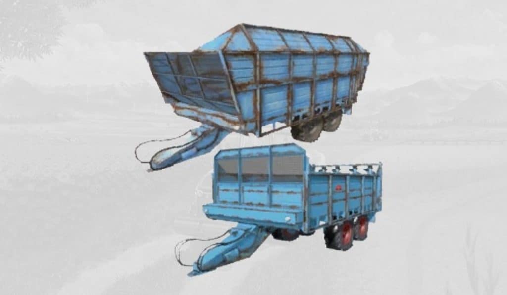FS19 Fortschritt T088 and D353 silage trailer - FS 19 Trailers Mod Download