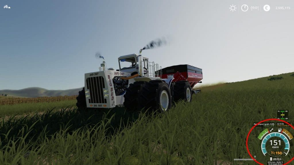 FS19 High-speed BigBud 747 v1 (1) - Farming simulator 19 / 17 / 15 Mod