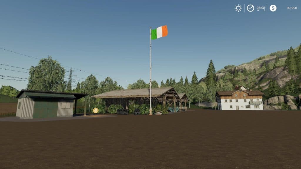 FS19 Ireland Flag v1.0.0 (1) - Farming simulator 19 / 17 / 15 Mod