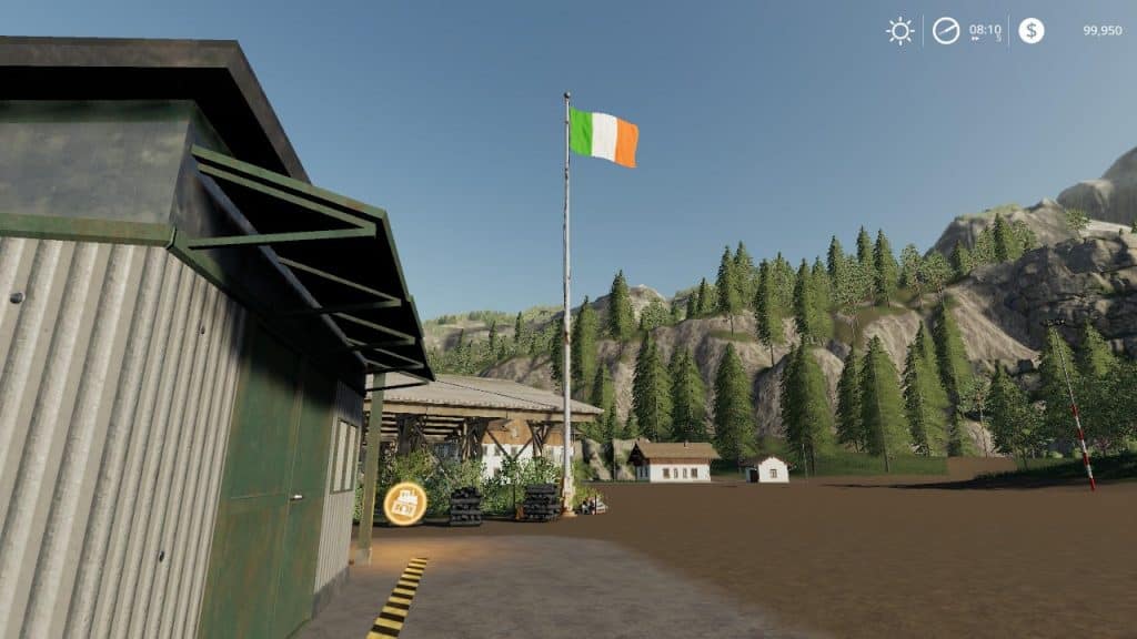 FS19 Ireland Flag v1.0.0 (2) - Farming simulator 19 / 17 / 15 Mod
