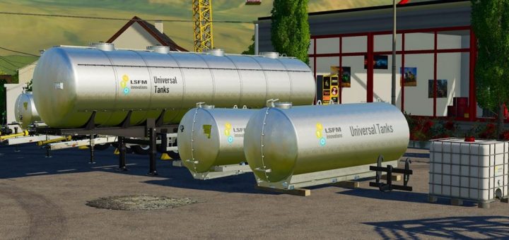 FS19 LSFM Universal Tank Pack V1.0.0.0 - FS 19 Packs Mod Download