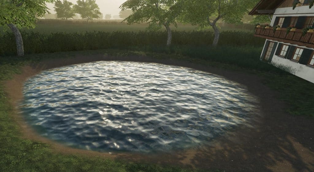 FS19 Pond Water Store v1.1 - FS 19 Objects Mod Download