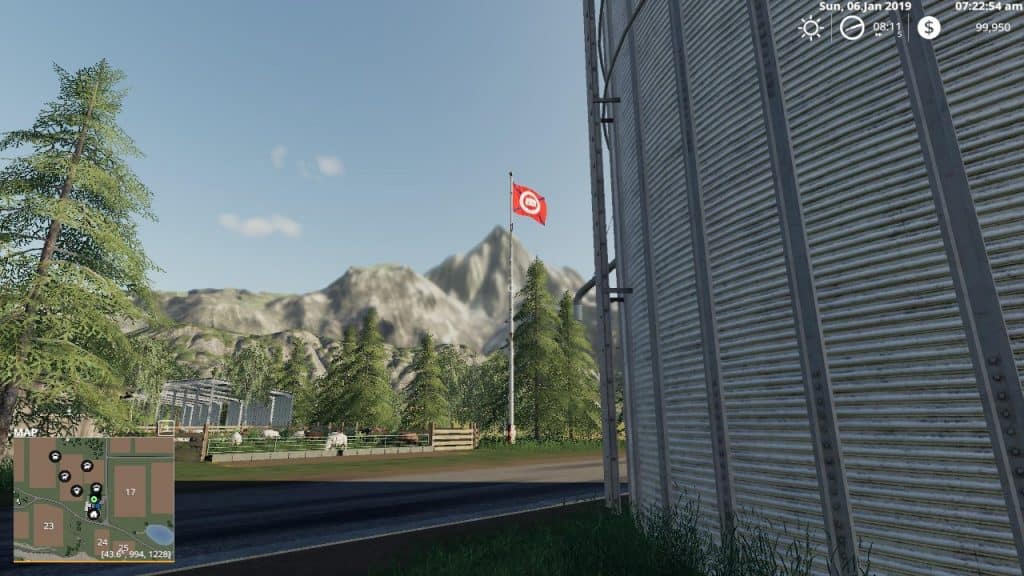 FS19 Putnam County Flag v1.0 (3) - Farming simulator 19 / 17 / 15 Mod