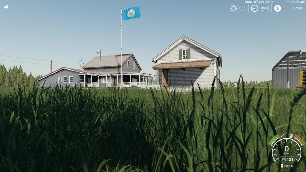 FS19 South Dakota State flag v1.0.0 (2) - Farming simulator 19 / 17 ...