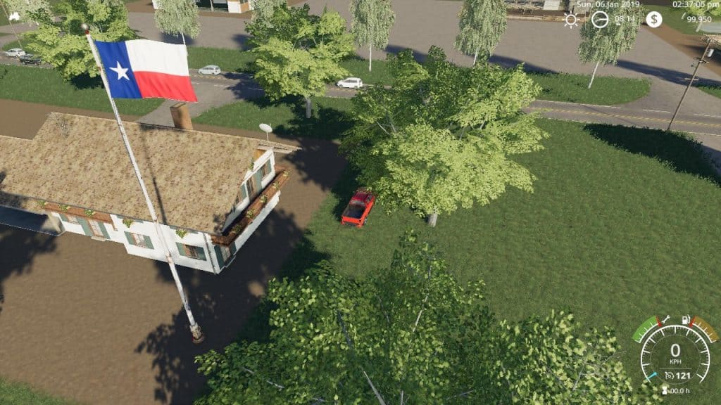 FS19 Texas Flag v1.0.0 - FS 19 Objects Mod Download