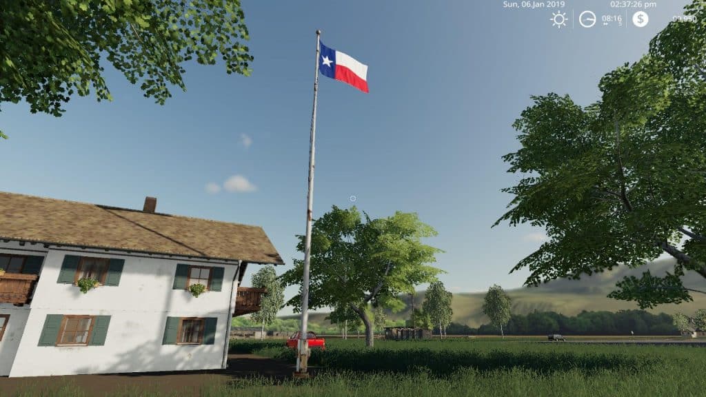 FS19 Texas Flag v1.0 (3) - Farming simulator 19 / 17 / 15 Mod