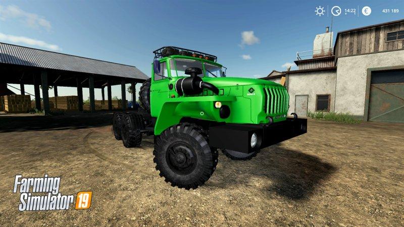 FS19 URAL 4320 6×6 V1.1 - FS 19 Trucks Mod Download