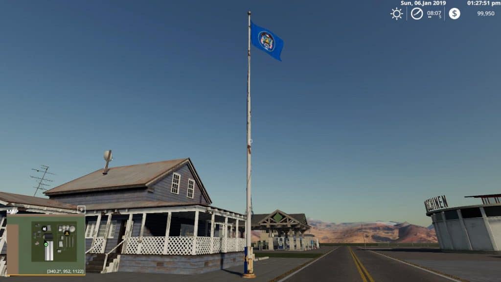 FS19 Utah State Flag v1.0 (1) - Farming simulator 19 / 17 / 15 Mod