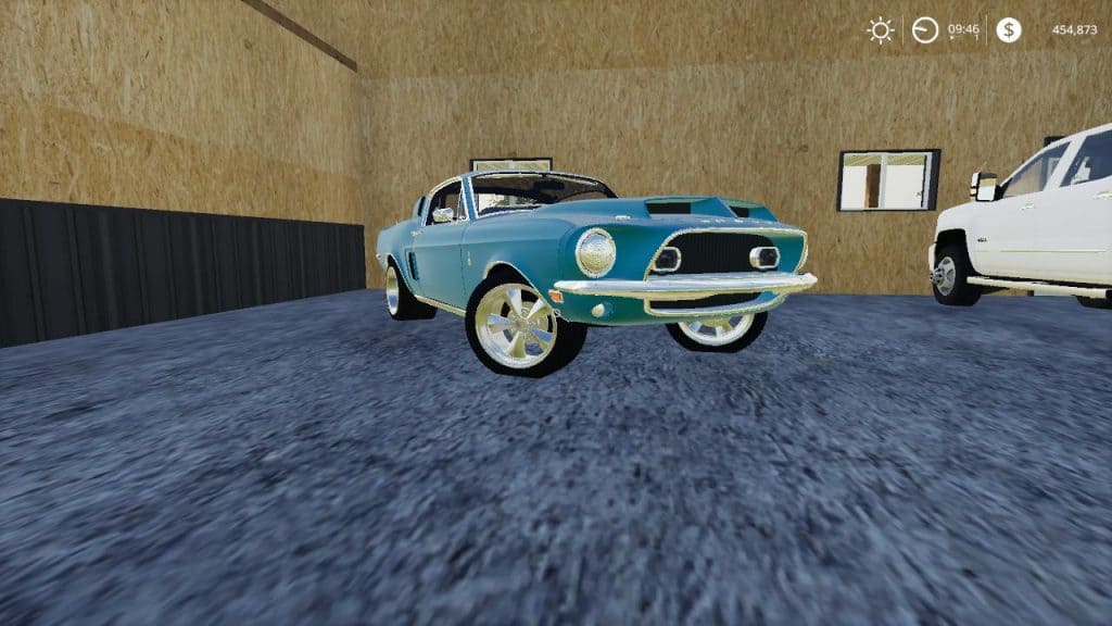 FS19 1968 MUSTANG V8 V2 (1) - Farming simulator 19 / 17 / 15 Mod