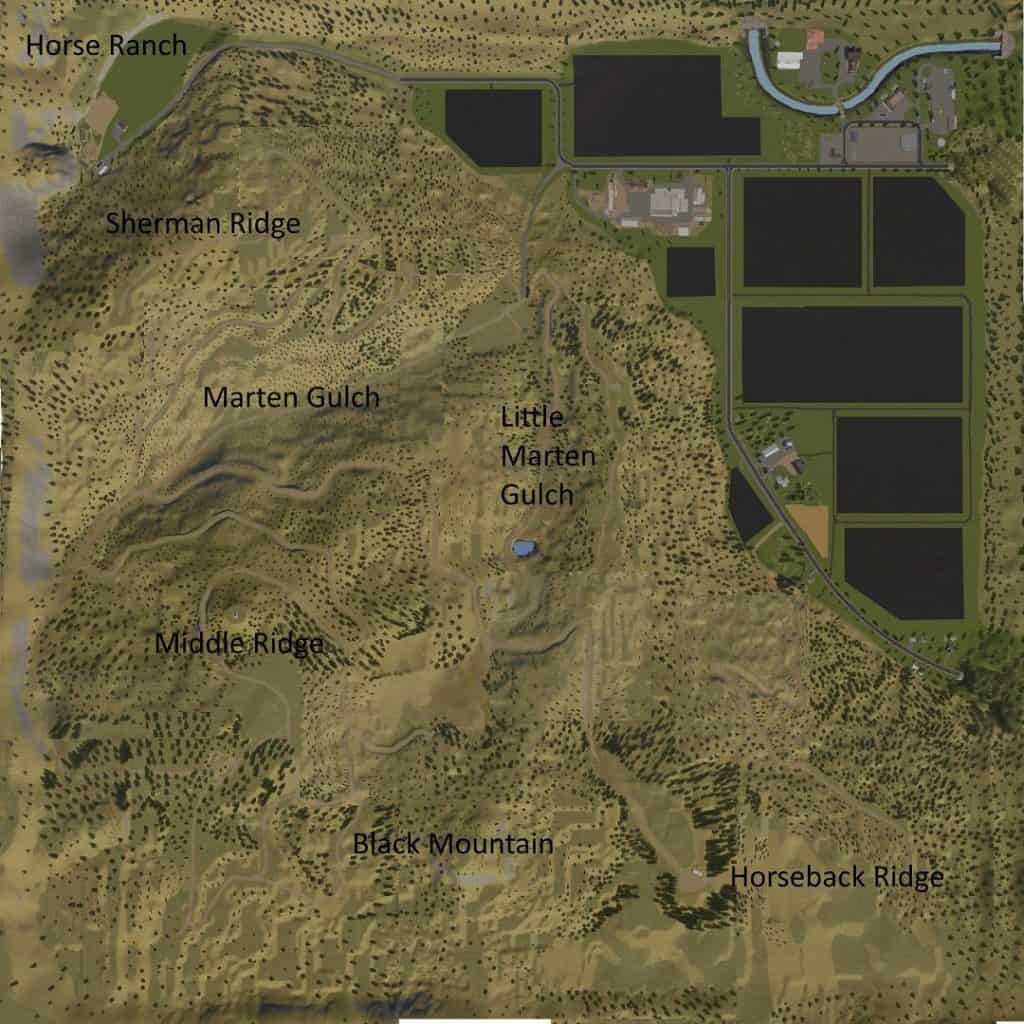 FS19 BLACK MOUNTAIN MONTANA V1.1 - FS 19 Maps Mod Download