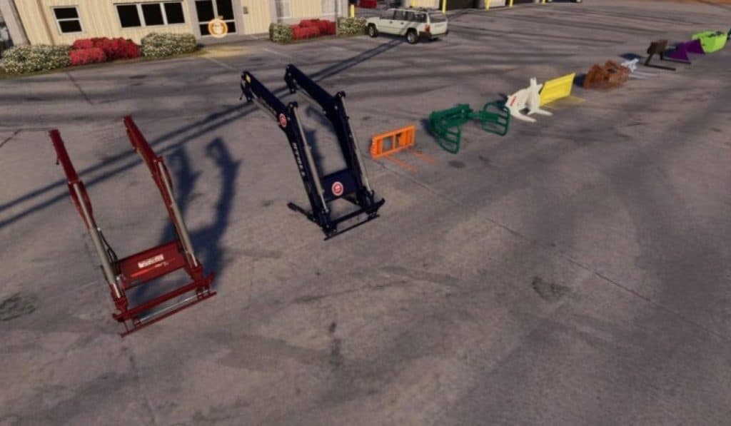 FS19 FRONTLOADER TOOLS PACK - FS 19 Packs Mod Download