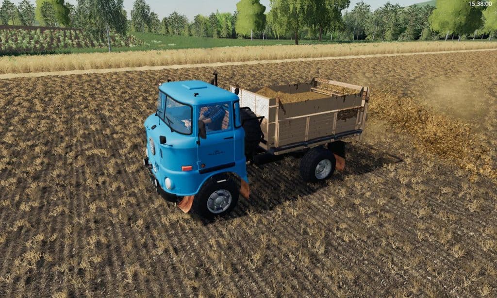 FS19 IFA W 50 Manure Spreader v1.0 - FS 19 Trucks Mod Download