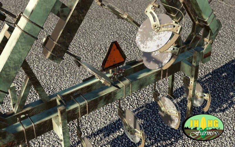 FS19 Orthamn 3LP – 15 Side Dresser - FS 19 Implements & Tools Mod Download