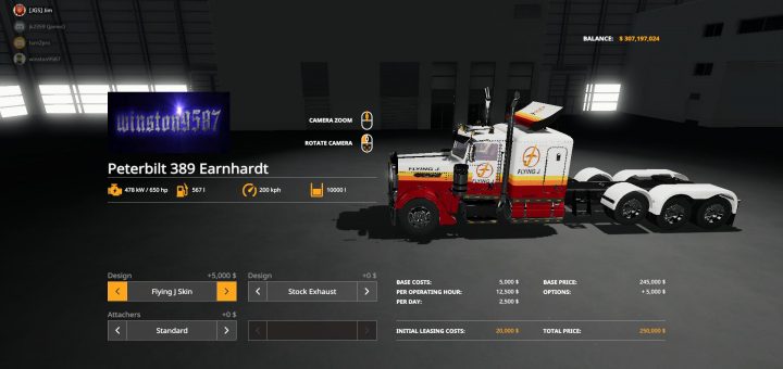 FS19 Peterbilt 377 v1.0 - FS 19 Trucks Mod Download