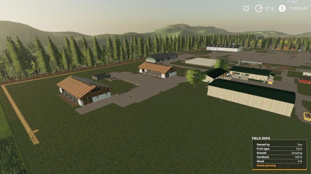 FS19 Pleasant Valley Dairy (SAVEGAME) v1.0 - FS 19 Other Mod Download