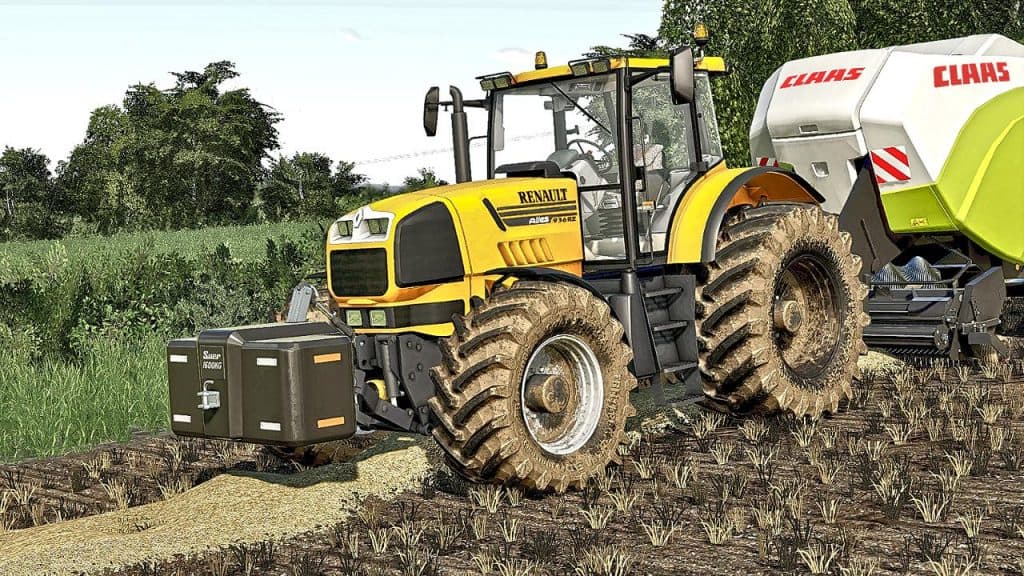 FS19 RENAULT ATLES SERIE V1.0 - FS 19 Tractors Mod Download