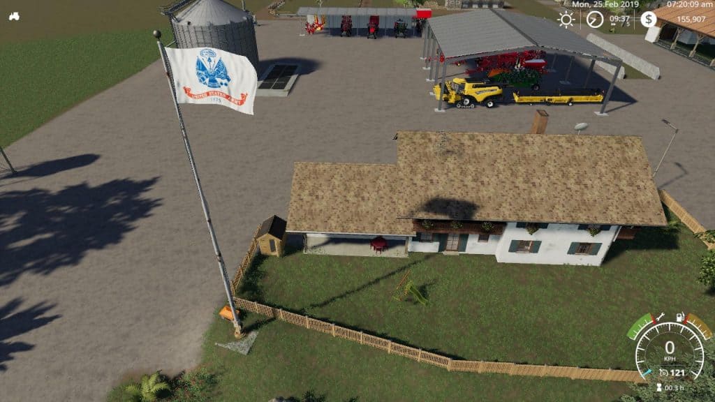 FS19 US ARMY FLAG V1.0.0.0 - FS 19 Objects Mod Download