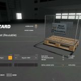 FS19 WOOL PALLET - BUYABLE v1.1 - FS 19 Other Mod Download