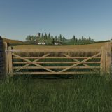 FS19 Wooden Gates Fences And Stone Walls v1.0.0.0 - FS 19 Objects Mod ...