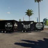 FS19 53 The Squad, SpencerTV, And RCC Trailer v1.0 - FS 19 Trailers Mod ...