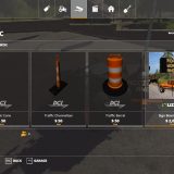 FS19 Accident ahead sign beta - FS 19 Trailers Mod Download