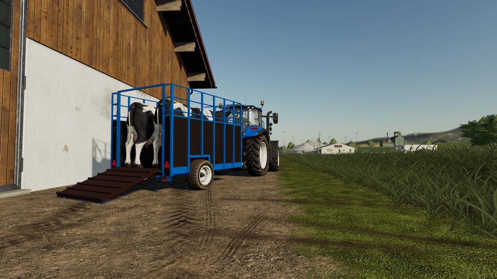 FS19 Cattle Trailer v1.0.0.0 - FS 19 Trailers Mod Download