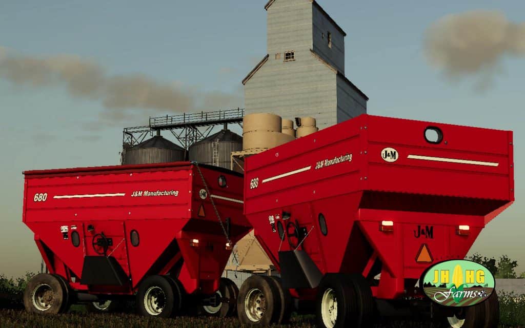FS19 J&M 680 Gravity Wagons v1 (7) - Farming simulator 19 / 17 / 15 Mod