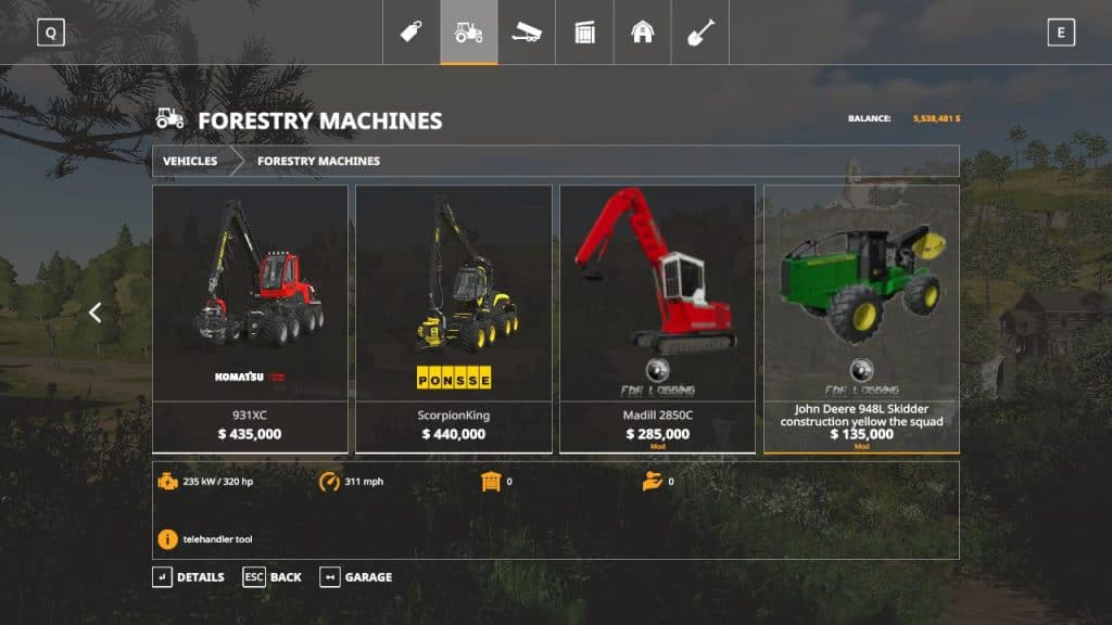 FS19 John Deere skidder squad edition v1 (1) - Farming simulator 19 ...