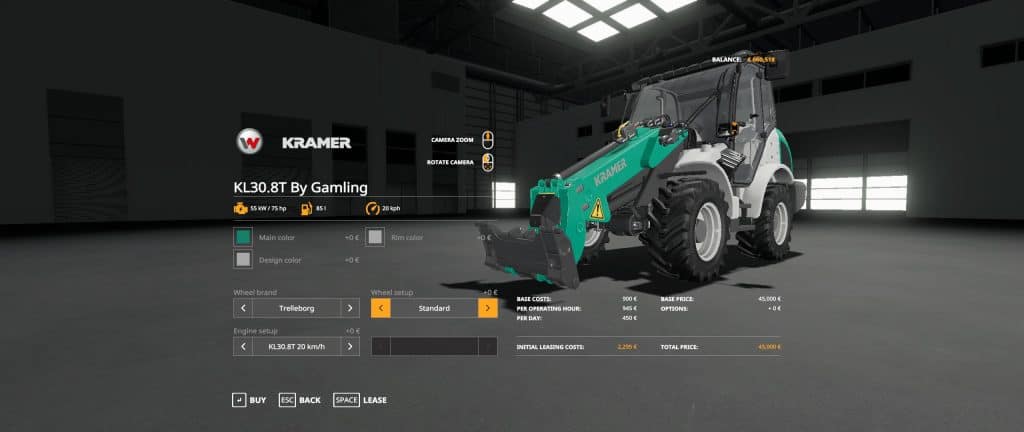FS19 Kramer KL30.8T v1.0.0 (4) - Farming simulator 19 / 17 / 15 Mod