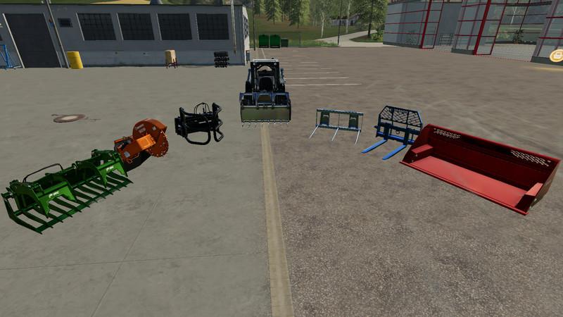 FS19 New JaSo skid steer loader with color choice v1.0 - FS 19 ...