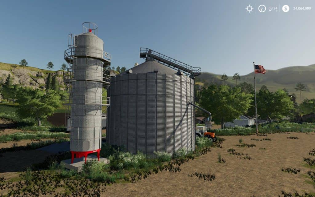 FS19 Placeable grain dryer extension v1.0 - FS 19 Placeable objects Mod ...