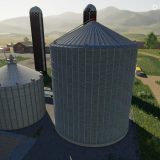 FS19 Placeable large grain bin extension v1.0 - FS 19 Placeable objects ...