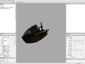 FS19 Small boat wreckage prefab v1.0 - FS 19 Objects Mod Download
