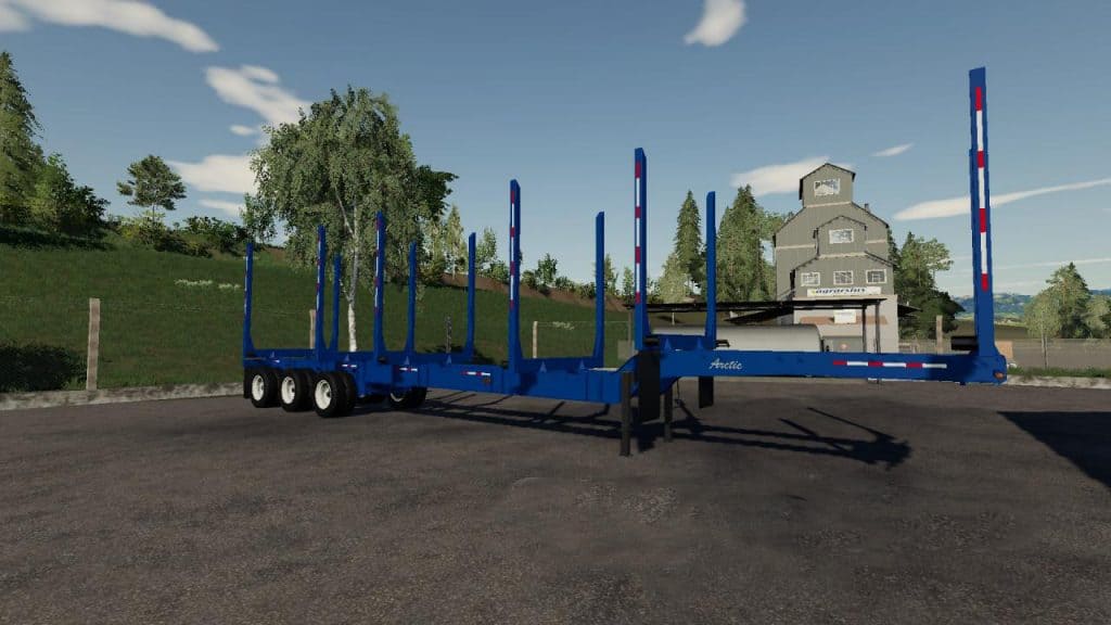 FS19 Artic Log Trailer v1.0.0.0 - FS 19 Trailers Mod Download