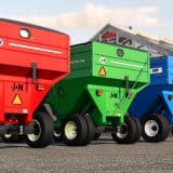 FS19 J&M 680 Gravity Wagons V2.0 - FS 19 Trailers Mod Download