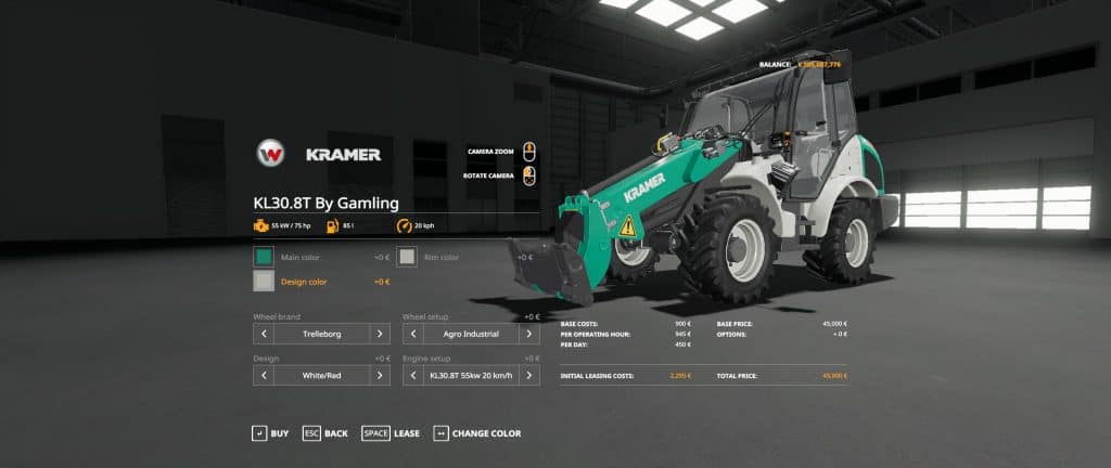 FS19 Kramer KL30.8T v1.0.0 (4) - Farming simulator 19 / 17 / 15 Mod