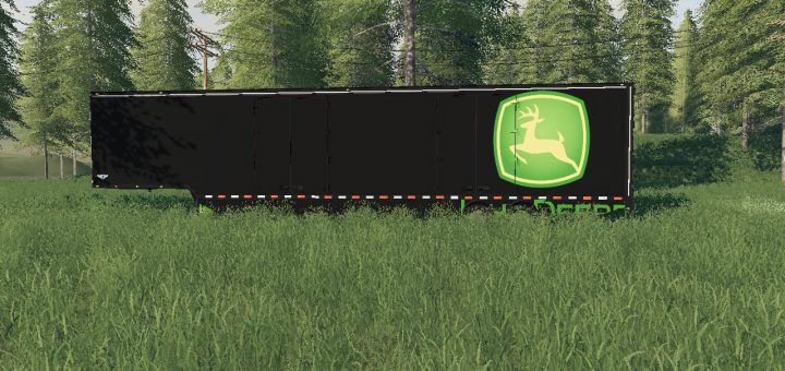 FS19 Box Truck Trailer v1.0.0.0 - FS 19 Trailers Mod Download