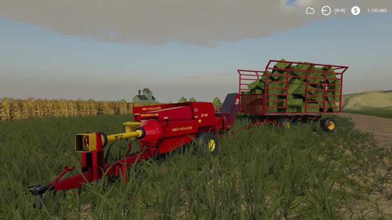 FS19 New Holland 378 small square baler v1.0 - FS 19 Implements & Tools ...