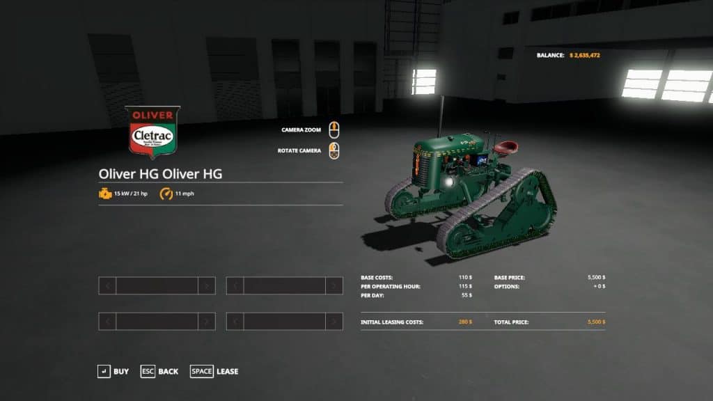 FS19 Oliver hg crawler tractor beta (1) - Farming simulator 19 / 17 ...
