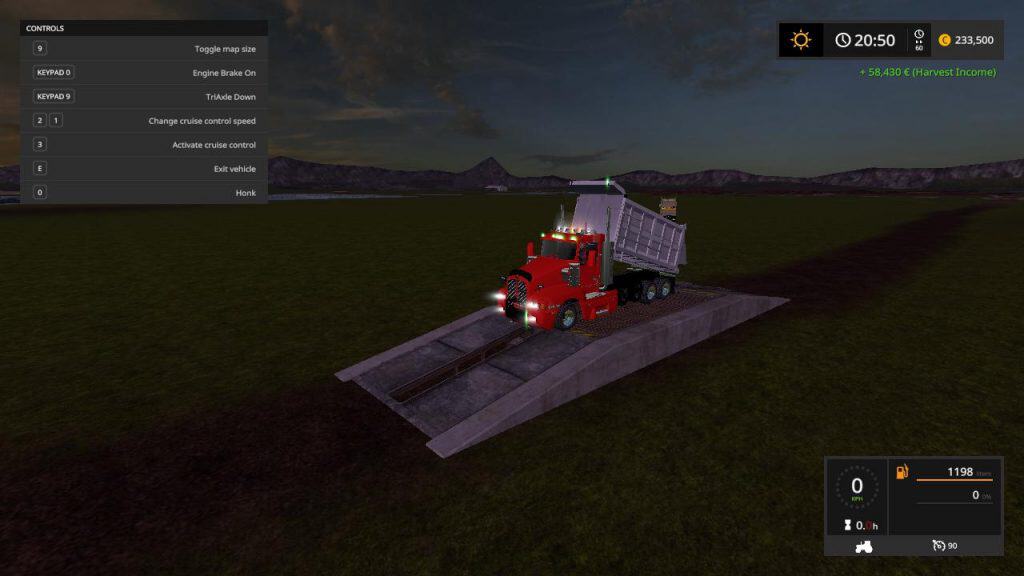 FS17 Kenworth T600 dump truck v1.0.0 (5) - Farming simulator 19 / 17 ...