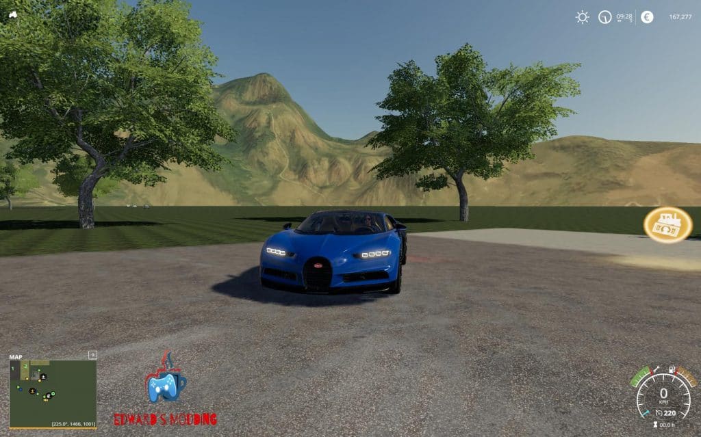 FS19 Bugatti Chiron Sport v2.0 - FS 19 Cars Mod Download