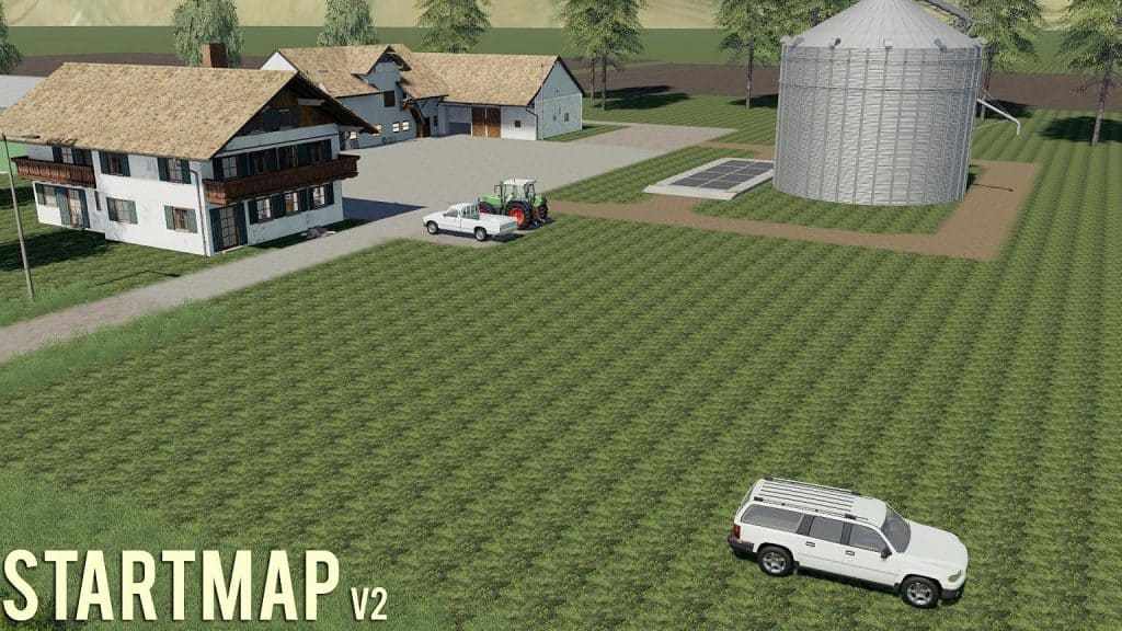FS19 EMPTY MAP - START MAP v2 (5) - Farming simulator 19 / 17 / 15 Mod