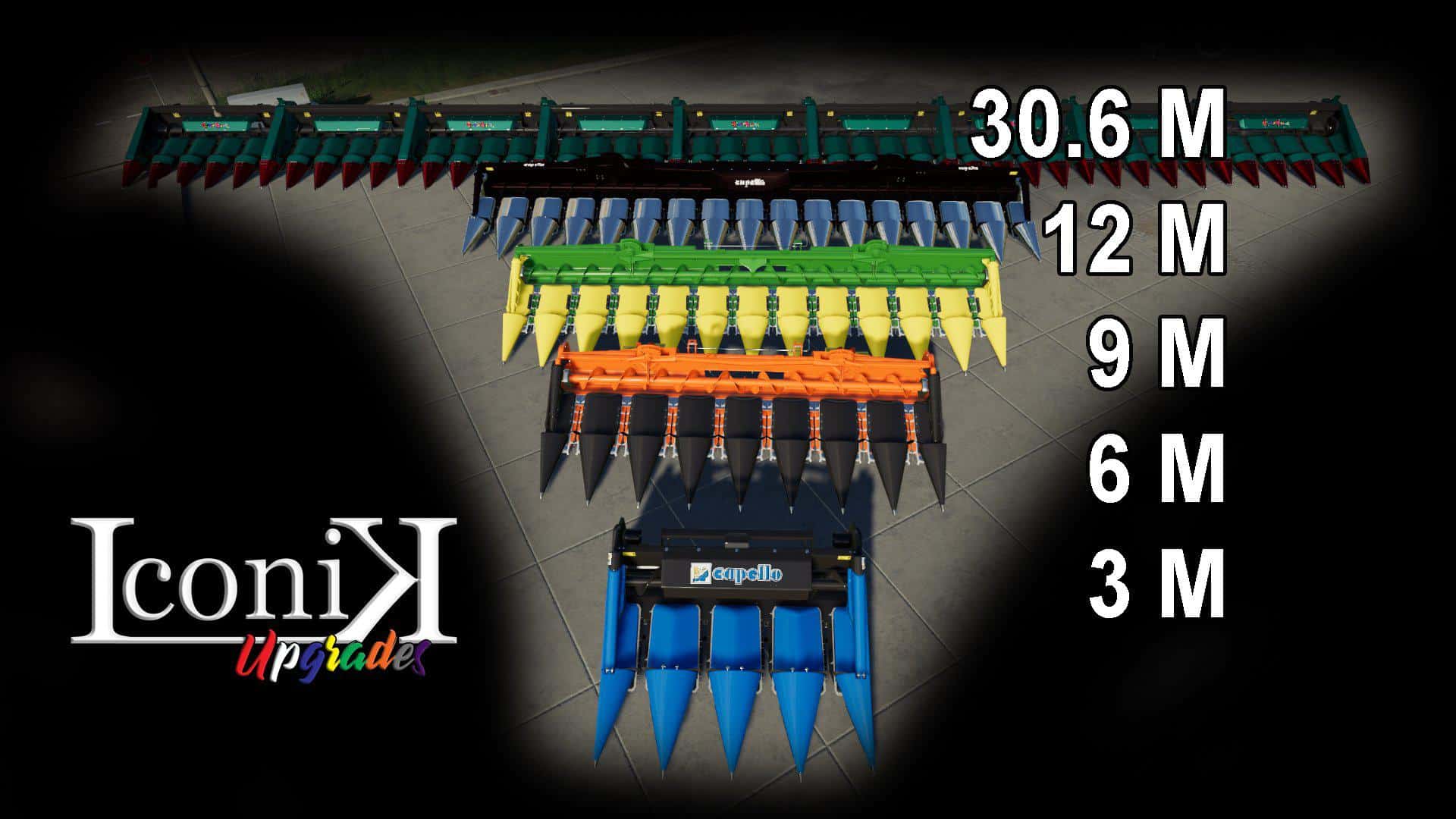 FS19 Iconik Header Pack v2.0 - FS 19 Packs Mod Download