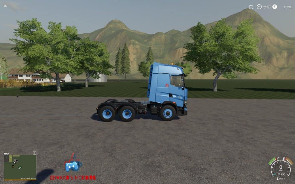 FS19 Renault T Range v1 (1) - Farming simulator 19 / 17 / 15 Mod