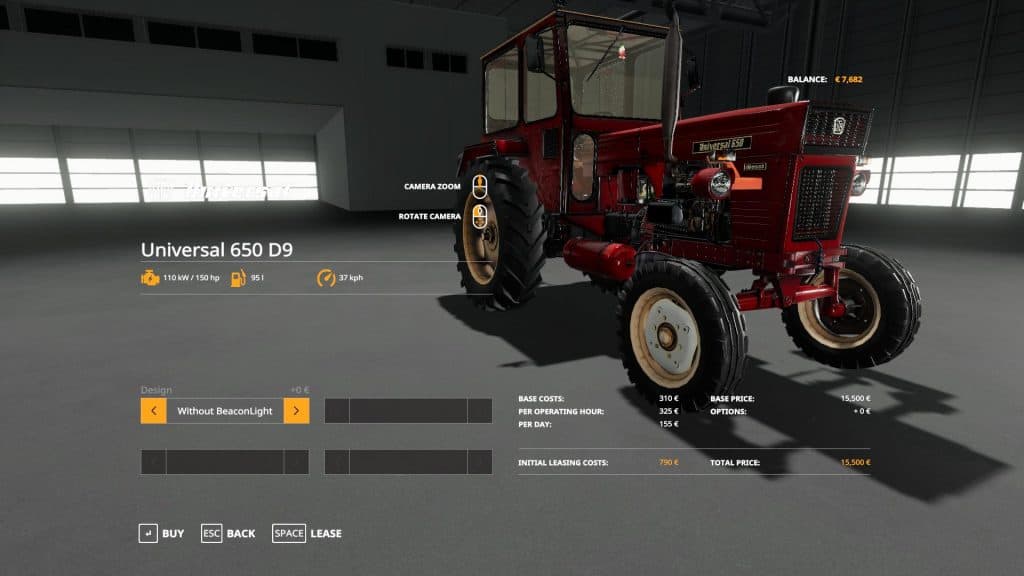 FS19 Universal 650 D9 v1.0.0.0 - FS 19 Tractors Mod Download