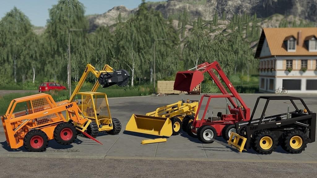 FS19 Skid Steer Loader 711 Pack v1.0.0.0 - Farming simulator 2019 ...